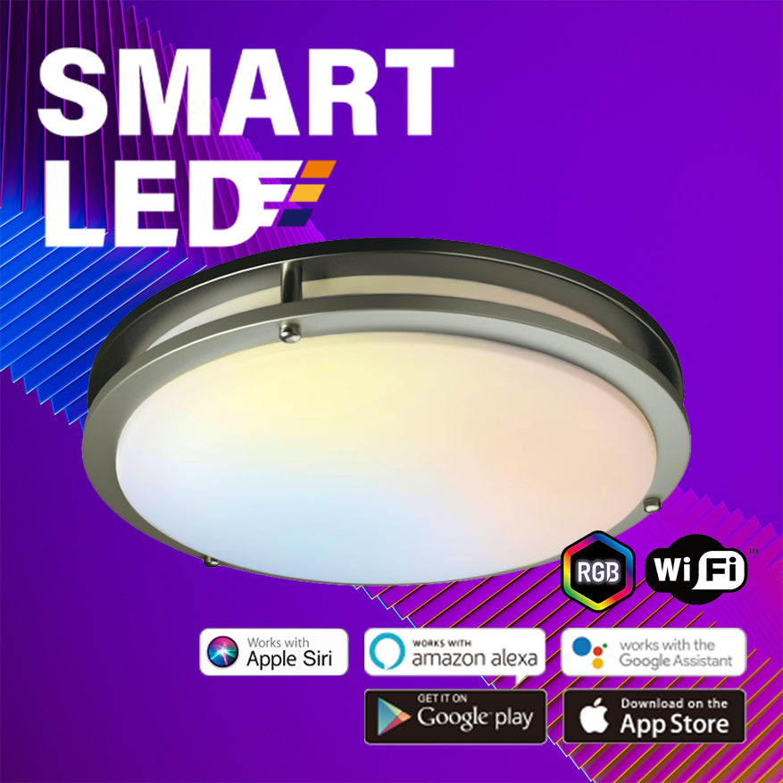 Dawnray Smart Flush Mount RGB Light | Can Lighting Inc.