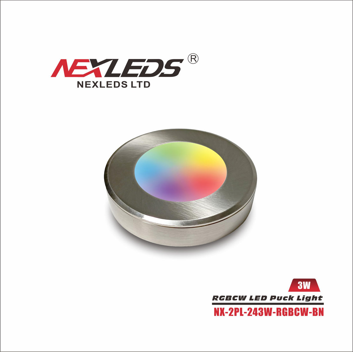 Nexleds SMART RGBCW Puck Light | Can Lighting Inc.