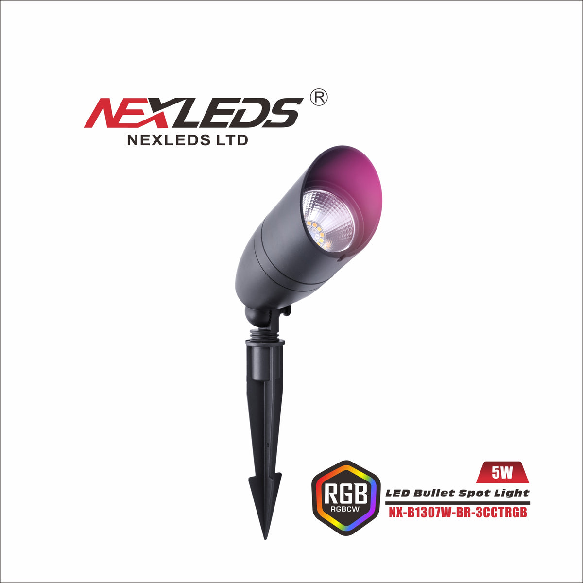Nexleds Bullet Spotlight RGBCCT | Can Lighting Inc.