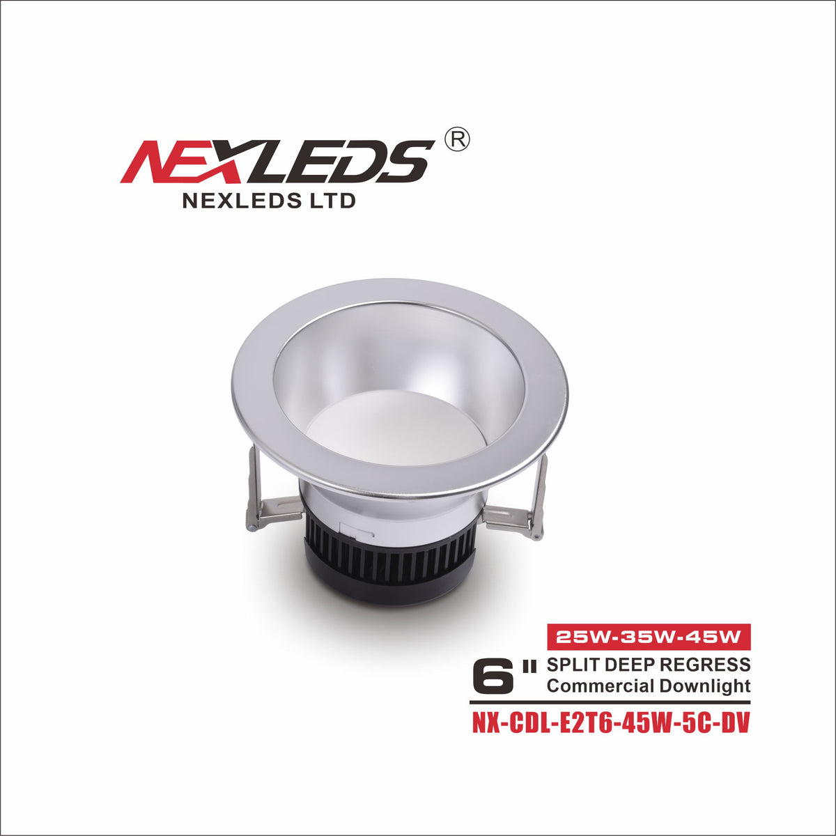 Nexleds 6″ Split Deep Regress Pot light | Can Lighting Inc.